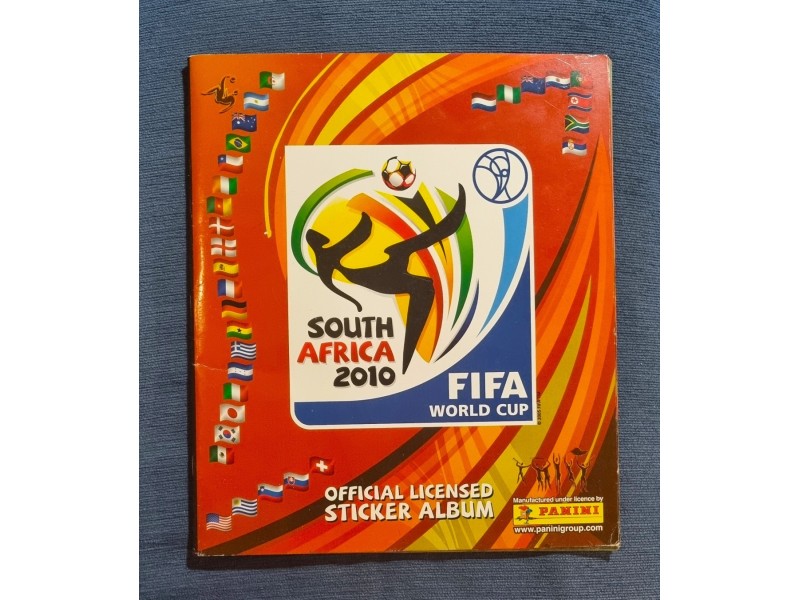 SOUTH AFRICA 2010! PUN ALBUM! ODLIČAN! Panini.