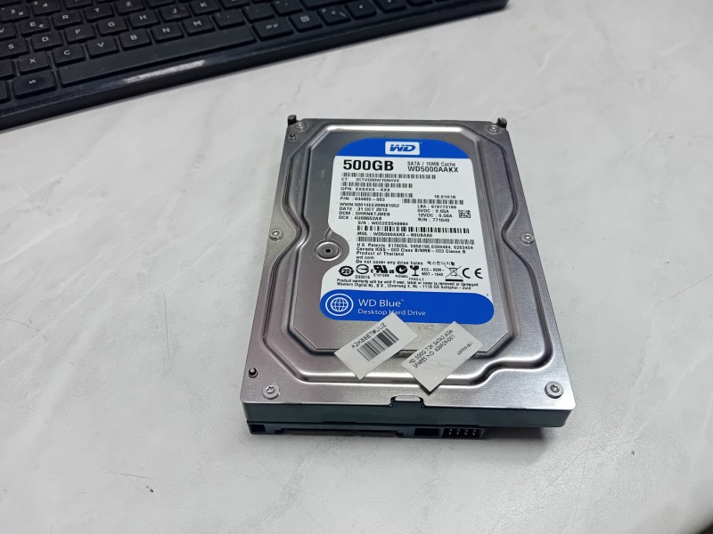 hard disk 500gb wd sataII ispravan
