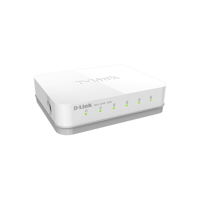 D-LINK Switch GO-SW-5G Neupravljivi, 5 RJ-45 portova, 4K, 10Gbps