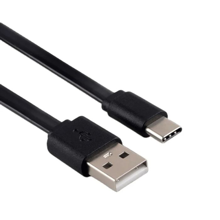 Kabl 2.0 USB A - USB 3.1 tip C M/M 5A, 2m, za brzo punjenje, crni
