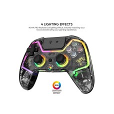 FANTECH Joypad wireless WGP14V2 NOVA PRO multiplatform RGB CLEAR crni
