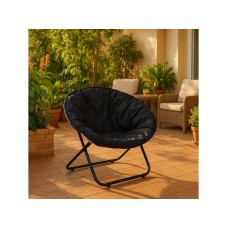 Lemon Planet Bastenska stolica 80x80x76cm crna LP-718000C