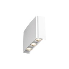 BRAYTRON Bela zidna CCT LED lampa 6x1W BG38-03380