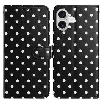 IPHONE 17 POLKA DOT PATTERN WALLET CASE