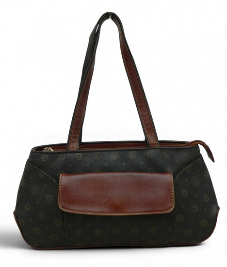 David Jones ženska torba monogram crno braon