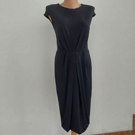 MAX MARA crna elegantna haljina