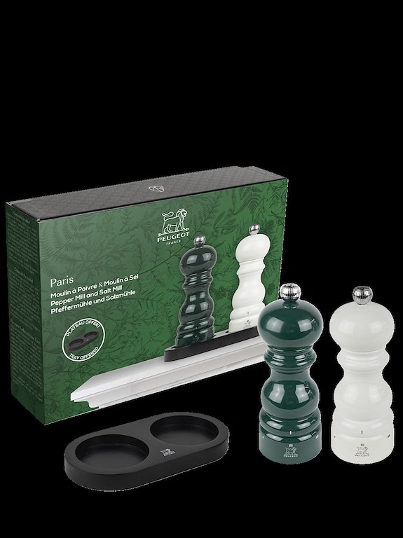 SET MLINOVA SO/BIBER – Set of Paris u’Select 15 cm Salt/Pepper Mills/Gift Box