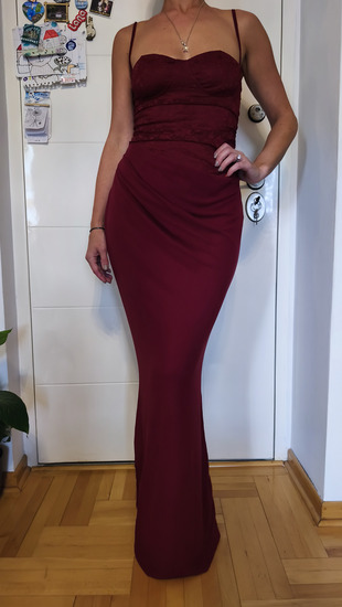 Top bodi haljina cipka NOVO
