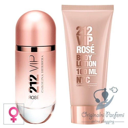 Carolina Herrera 212 VIP Rose Set 80ml+100ml