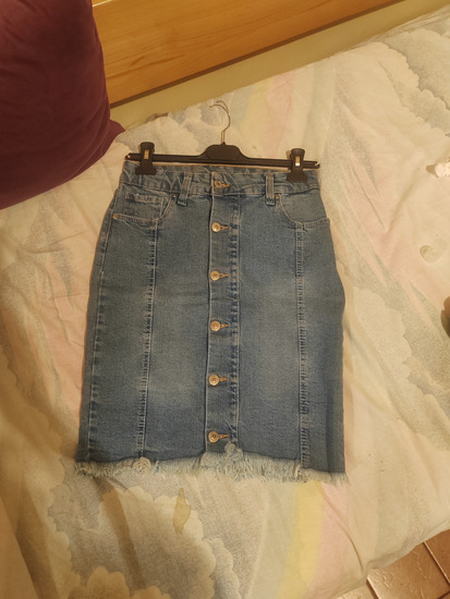 DENIM TOP HILL teksas suknja push up *NOVO