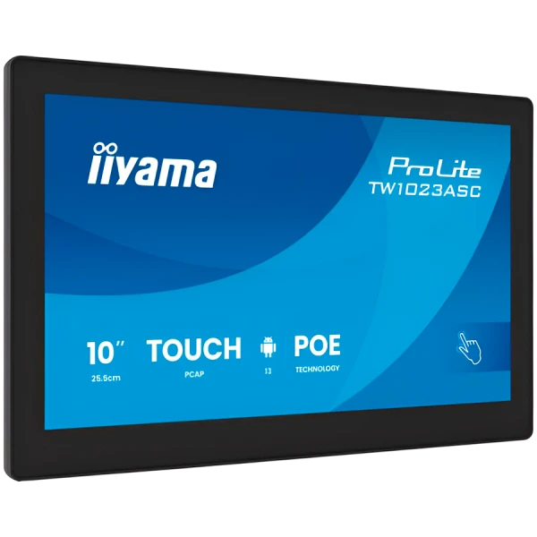 TW1023ASC-B3P 10,1 Panel-PC with Android 13+GMS, SOC uad-core RK3568 4GB, Storage 32GB, PCAP 10-Points Touch, 280x800, IPS panel, Speakers