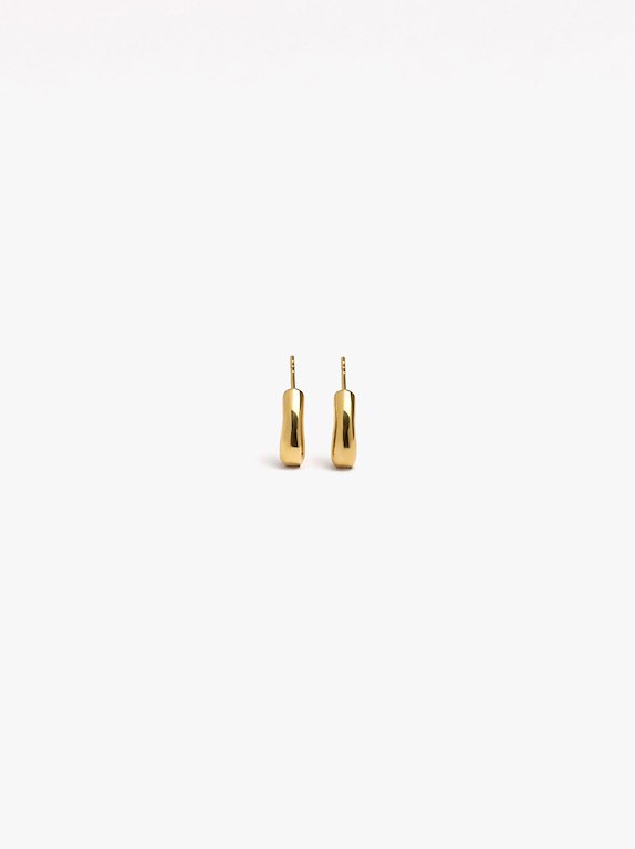 MINIMALIST CURVED EARRINGS - STAINLESS STEEL