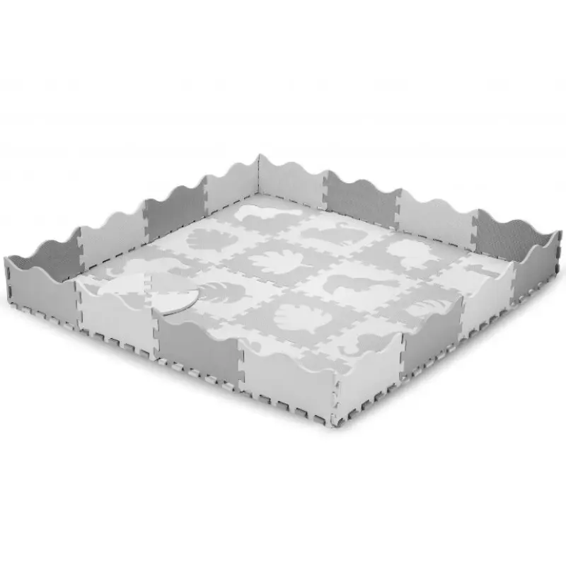 MoMi Zawi podloga za bebe - Puzzle od pene Grey