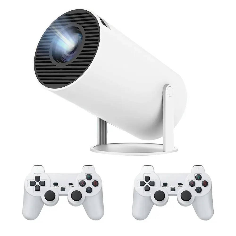 Game Projektor sa dva džojstika, 2 u 1, Beli
