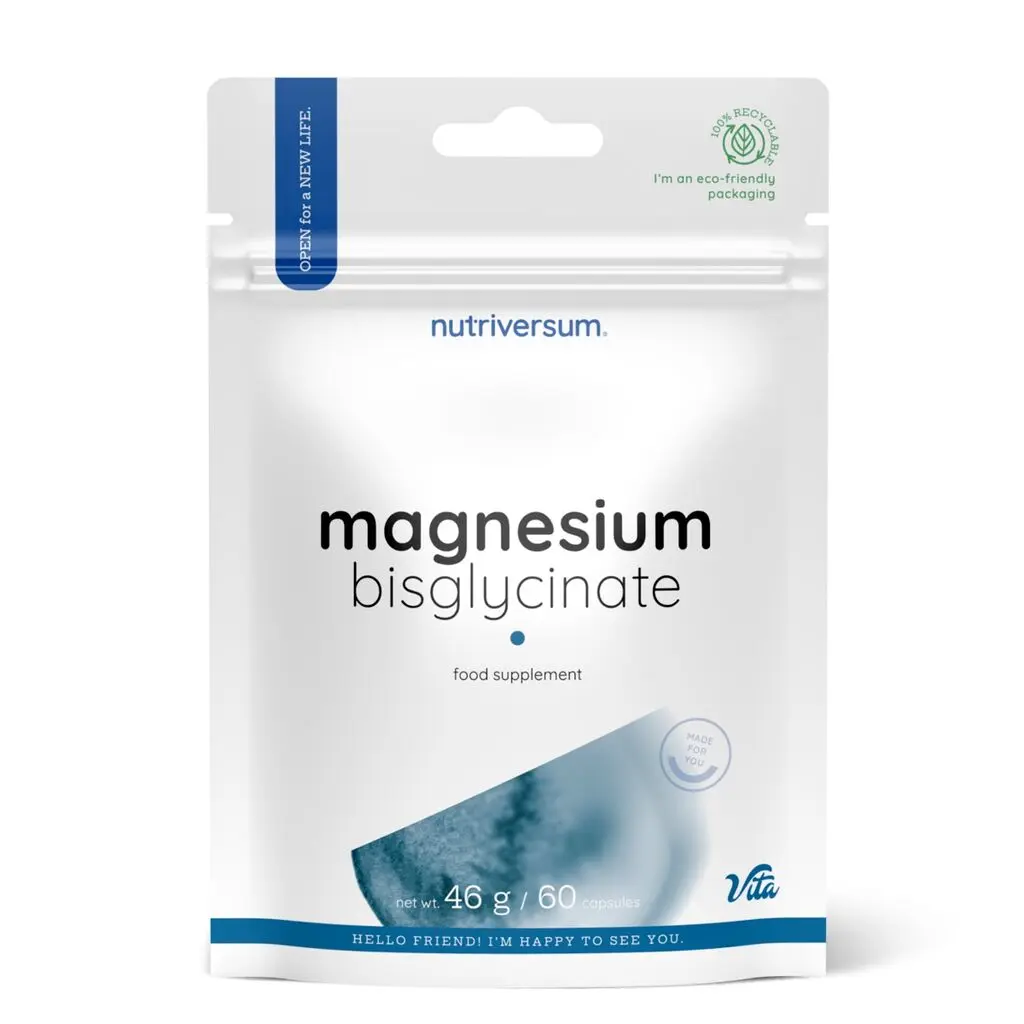 Nutriversum Magnezijum Bisglicinat, 125 mg, 60 kapsula