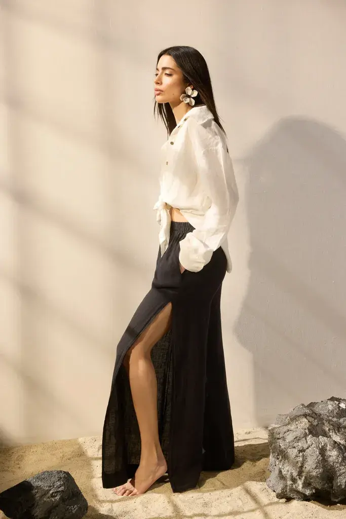 Trendyol Milla Ženske pantalone Tbess25Pl00004, Crne