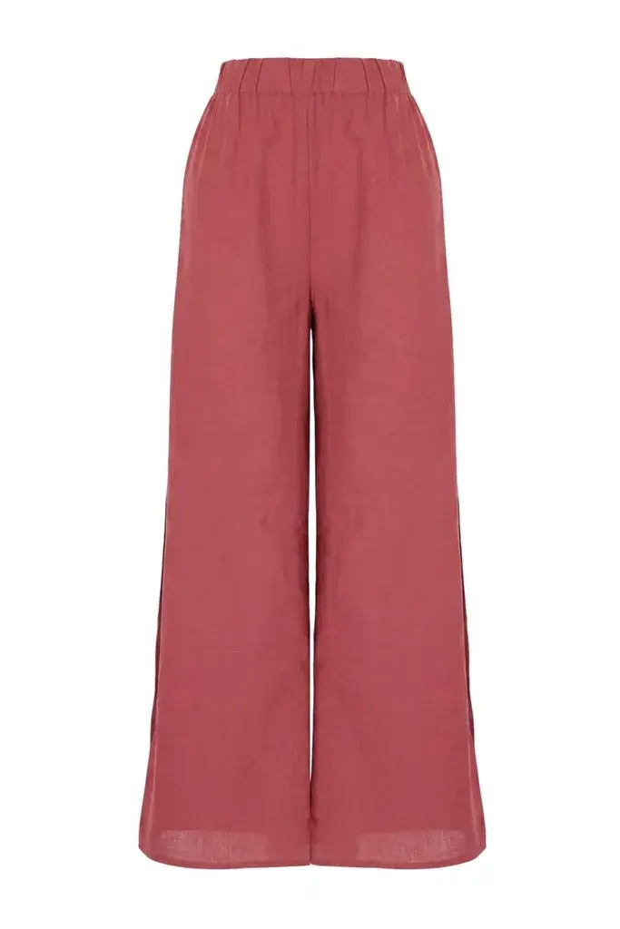 Trendyol Milla Ženske pantalone Tbess26Pl00016, Smeđe