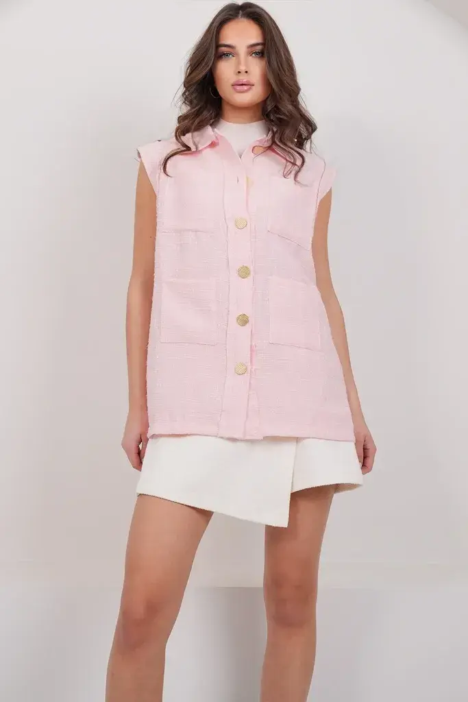 Trend Alacati Stili Ženski prsluk Alc-X14980, Roze