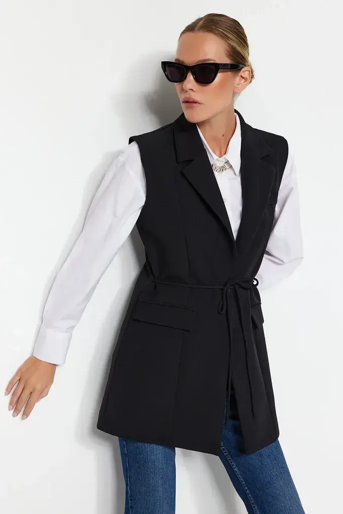 Trendyol Modest Ženska jakna Tctaw24Yl00025, Crna