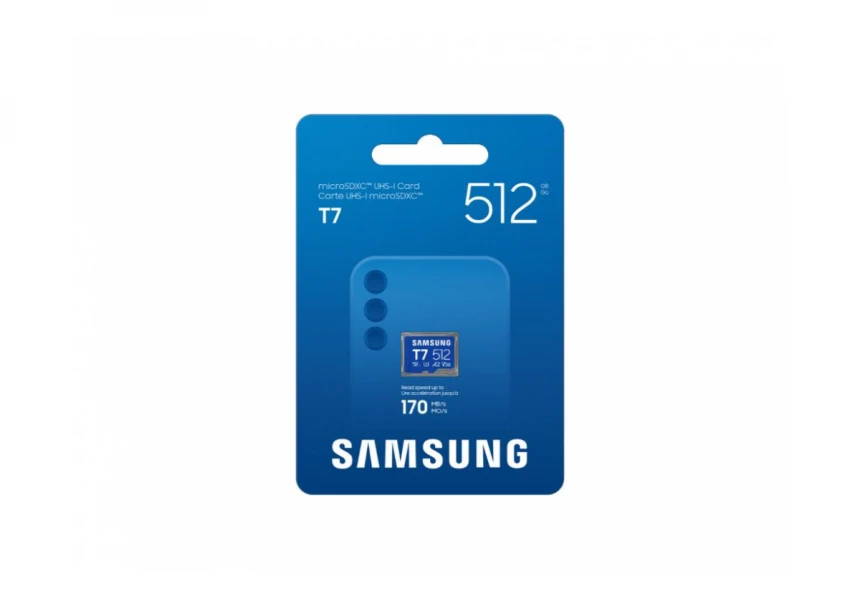 Memorijske kartice SAMSUNG/Micro SD 512GB T7/Up to 170MBs
