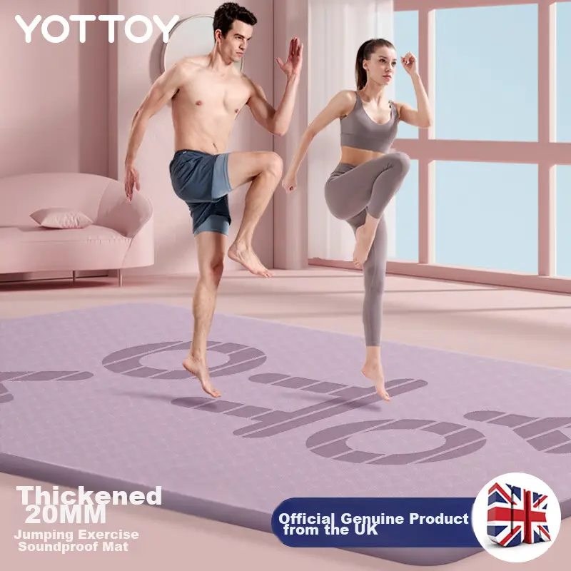Yottoy Podloga za trening, 200x100cm, Ljubičasta