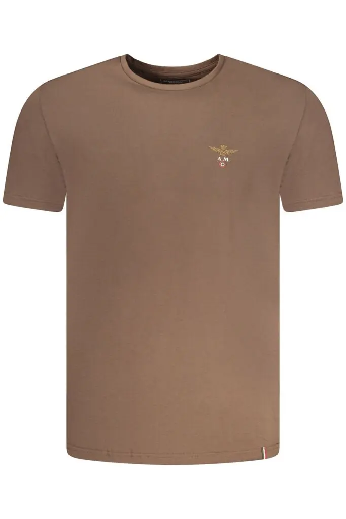 Aeronautica Militare Muška majica SCOTI001J508, Braon