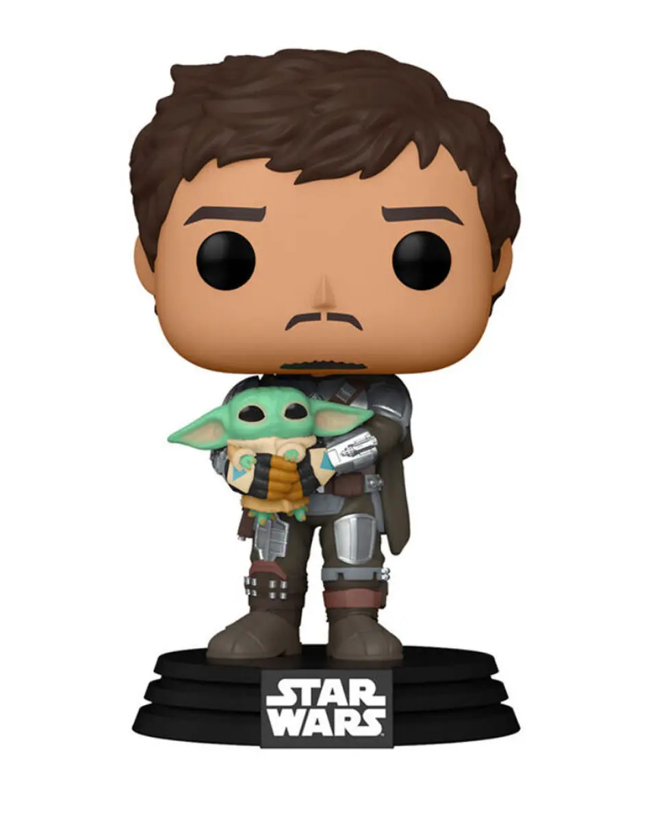 Bobble figura Star Wars POP! - The Mandalorian With Grogu