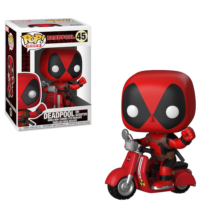 Bobble figura Deadpool POP! - Deadpool On Scooter
