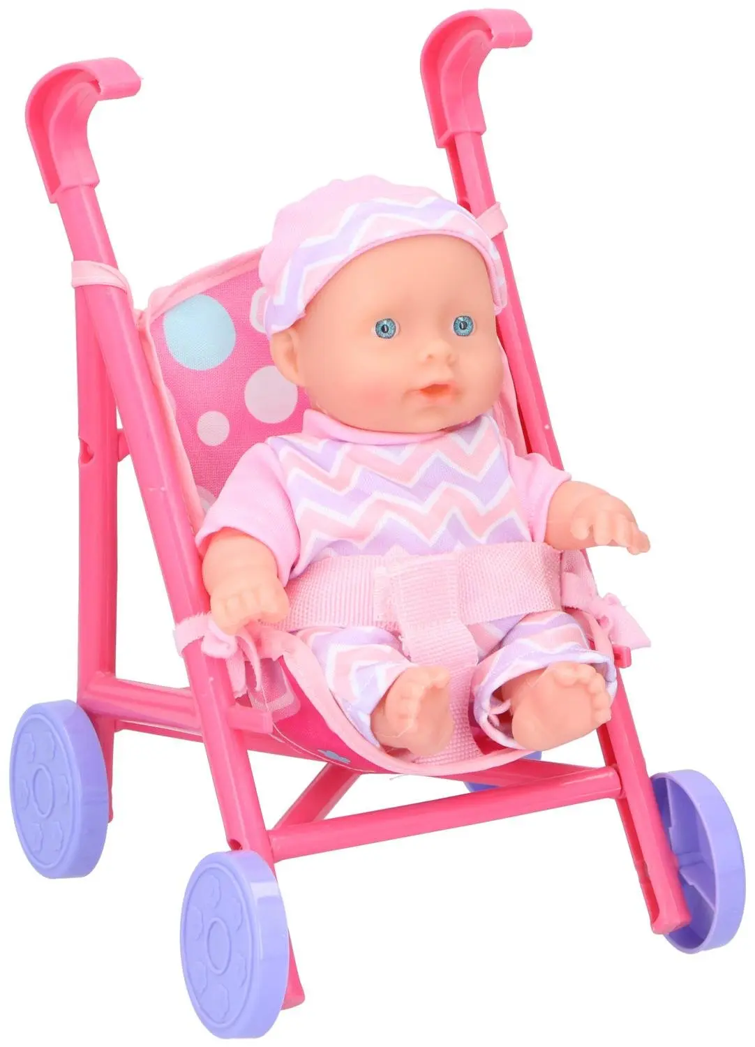 My Baby & Me bebi lutka 20 cm sa kolicima