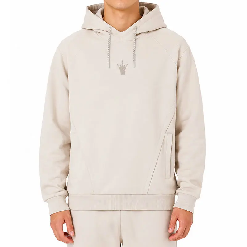 361 Degrees Muški duks Hoody Jokić, Krem