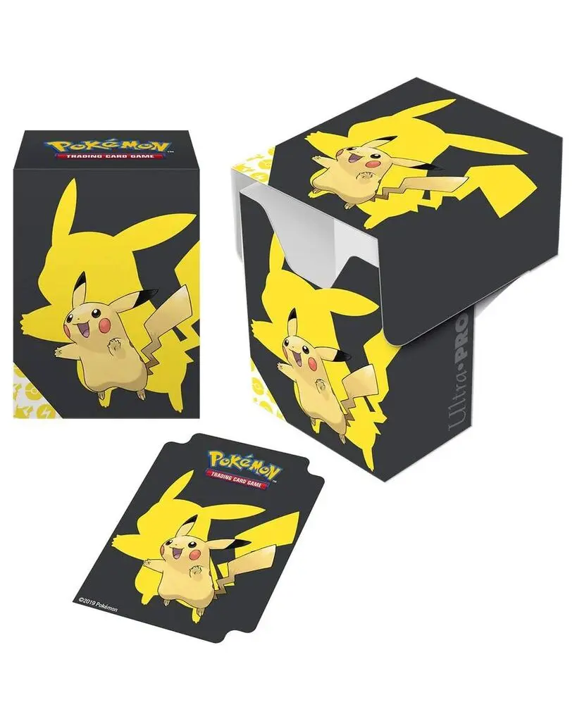 Pokemon Company International Kutija za karte Pikachu, Ultra Pro Full View Deck Box TCG