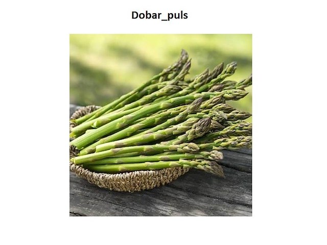 Bio špargla seme špargle