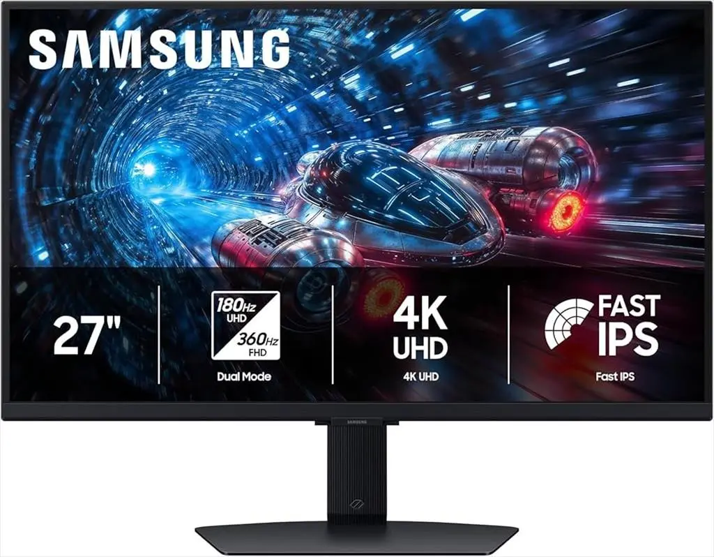 Samsung Monitor LS27FG702EUXEN, 27',' IPS, 3840x2160, 360Hz, 1ms