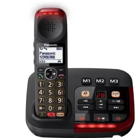 Panasonic Bežični fiksni telefon KX-TGM420EXB, Crni