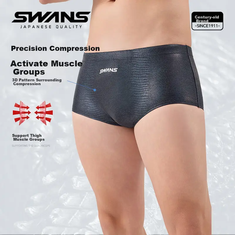Swans Muški kupaći kostim, Crni
