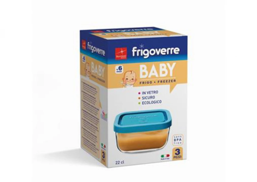 Staklena posuda Frigoverre square 3/1 22cl 10x10 cm 3350190G