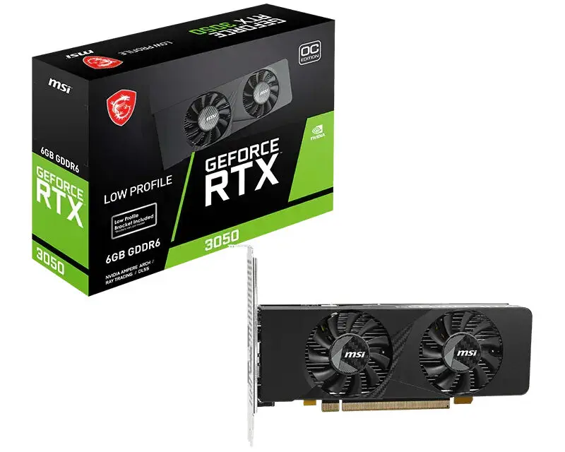 MSI Grafička kartica GeForce RTX 3050 LP E 6G OC grafička karta