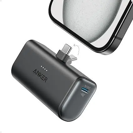 Anker Power bank Nano 22.5W, USB-C konektor, crna