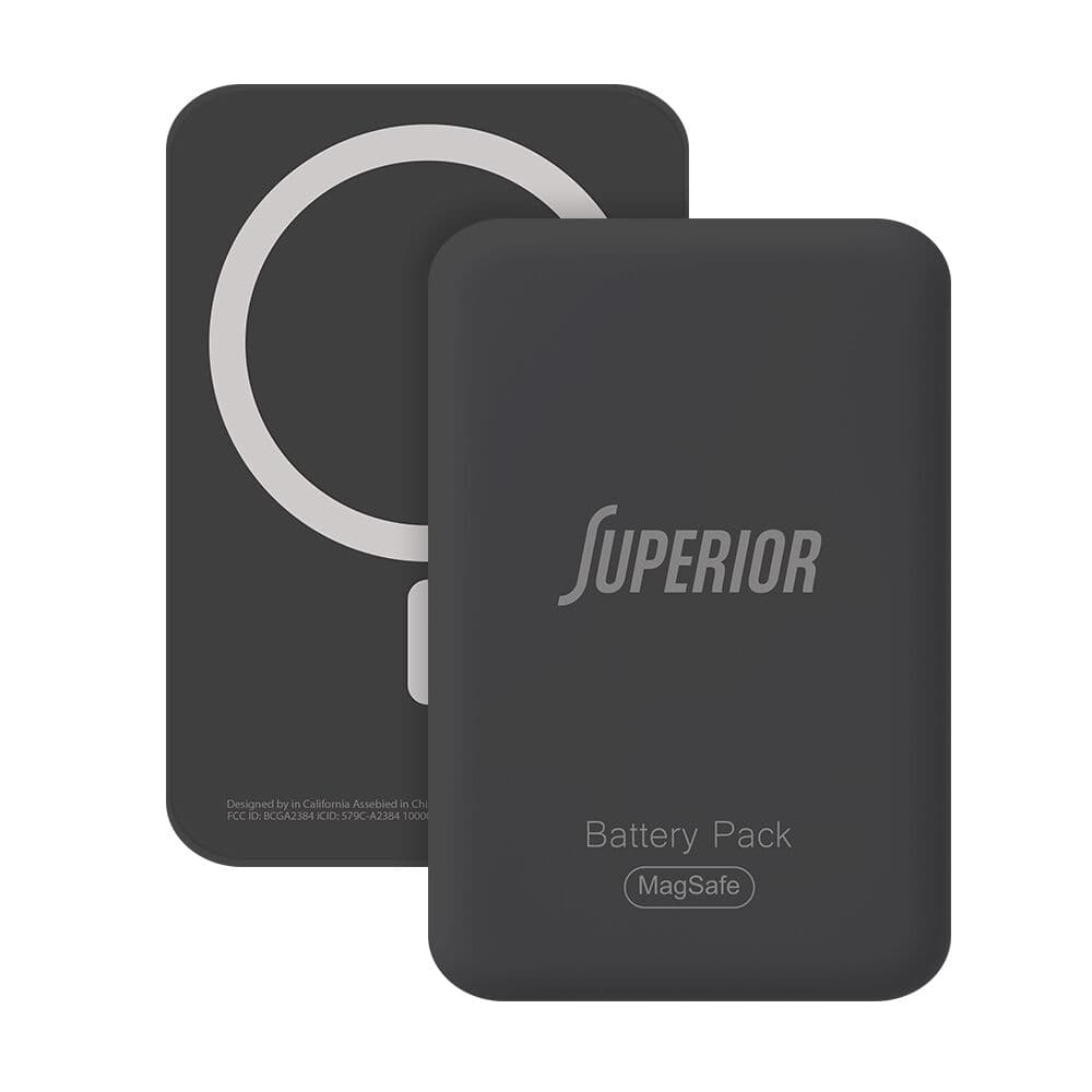 Superior Power bank MagSafe, 15W, 10000 mAh, Crni