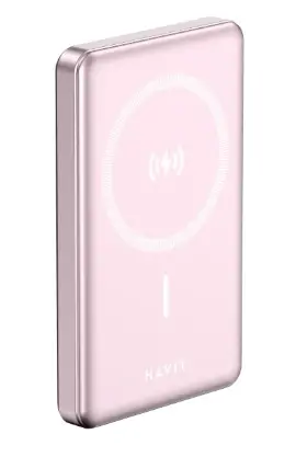 Havit Eksterna baterija PB5203, MagSafe, 10000mAh, Roza