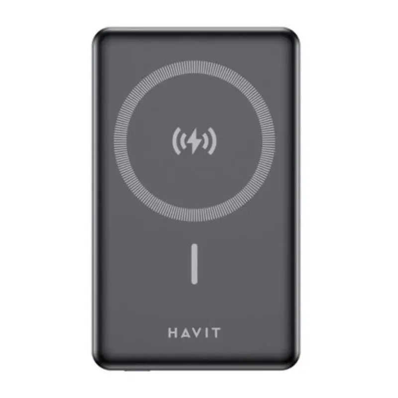 Havit Eksterna baterija PB5223, MagSafe, 5000mAh, Crna