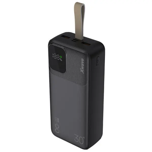 Xwave Power bank GoEnergy 30d, 30000 mAh, 20W, 2 xUSB, Tip-C, Crni