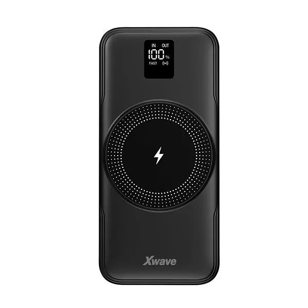 Xwave Power bank GoEnergy 20Wd, 20000 mAh, 20W, 15W, Wireless, Crni