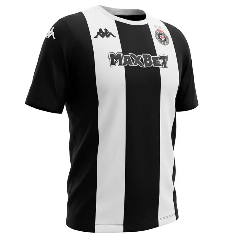 Kappa Dres za dečake Kbolixfli Partizan, Crno-beli