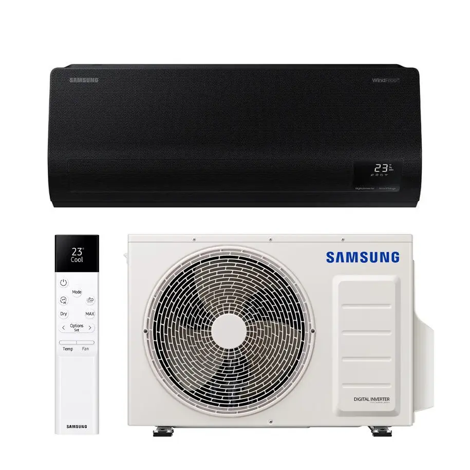 Samsung WindFree Avant S2 inverterski klima uređaј 12.000 BTU sa WiFi-јem i SmartThings-om, crni (AR70F12C1ABNEU / AR70F12C1AWXEU)