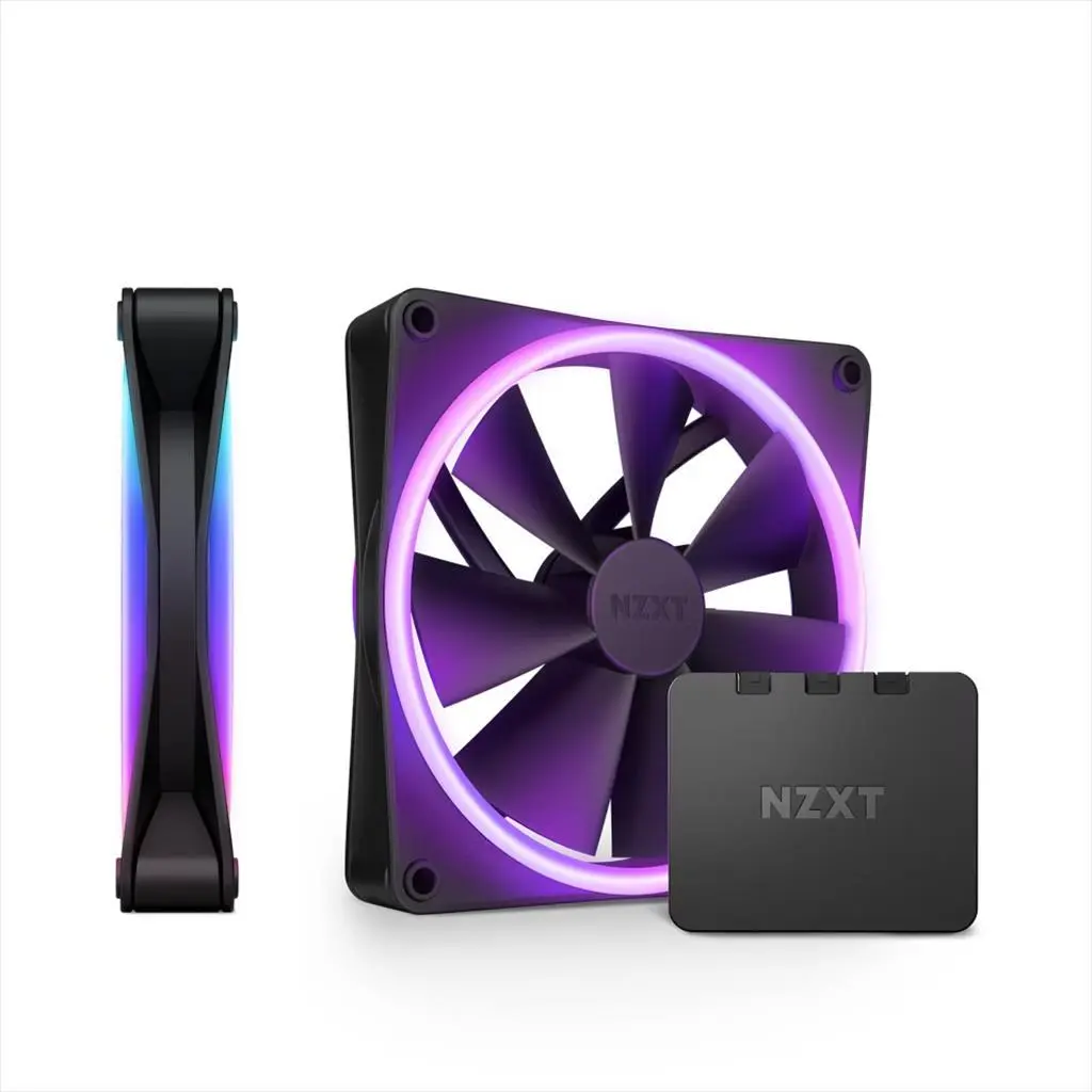NZXT hladnjak za kućište 140mm nzxt 2x f140 RGB duo pwm, 1.800 rpm, sa kontrolerom
