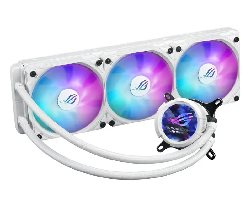 Asus Vodeno hlađenje ROG Strix LC III 360 ARGB LCD White, Belo