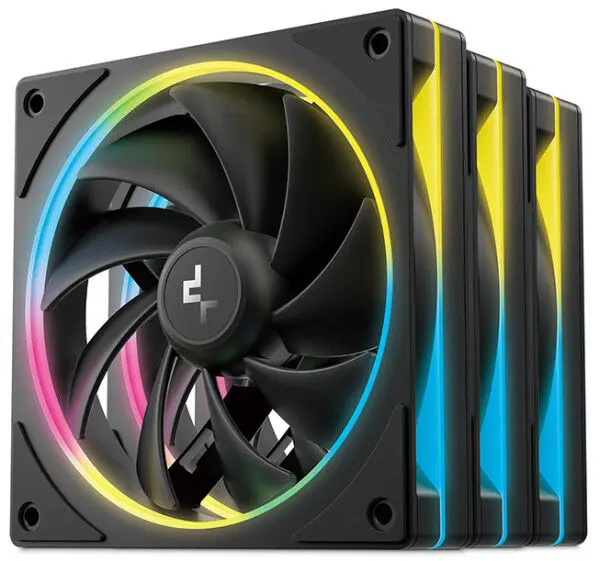 DeepCool Ventilator FL12 SE 3in1, 120x120x25mm RGB LED hydro bearing 1900rpm 50CFM 28dB-a