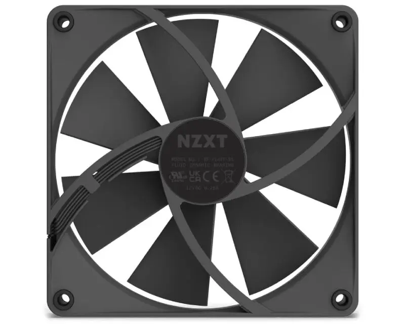 NZXT Ventilator Aer P140 140mm, Crni, (RF-P14SF-B1)