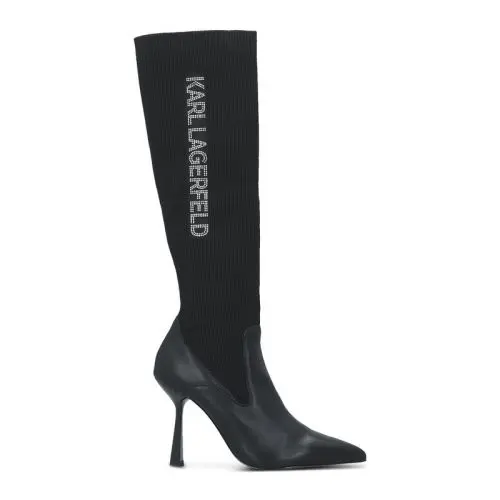 KARL LAGERFELD Ženske čizme KL44552-700, Crne